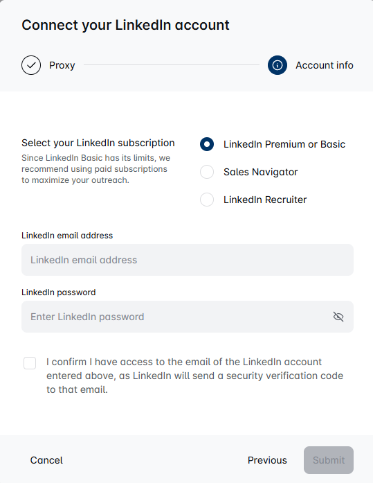 How to connect LinkedIn account – LeadIn