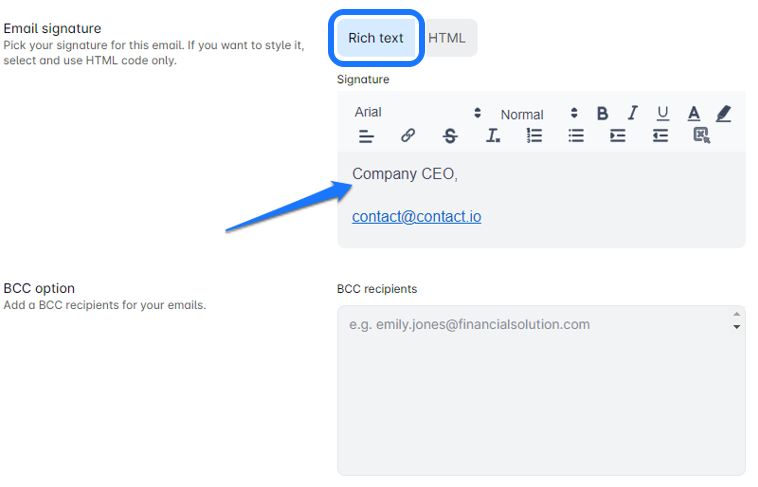Email signature – LeadIn