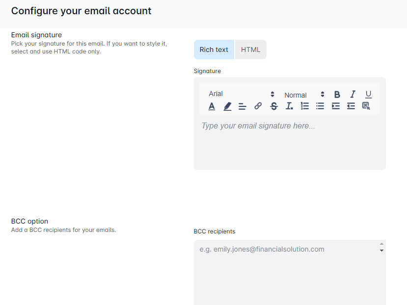 How to Edit an email account – LeadIn